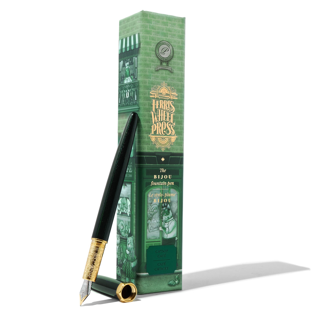 The Bijou Fountain Pen - Catnip Café — Ferris Wheel Press JP